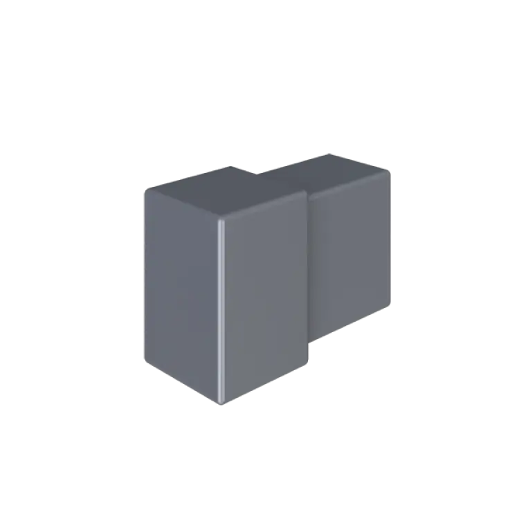 Vloer profiel eindkapjes ua el 12x10mm - Aluminium geanodiseerd ...